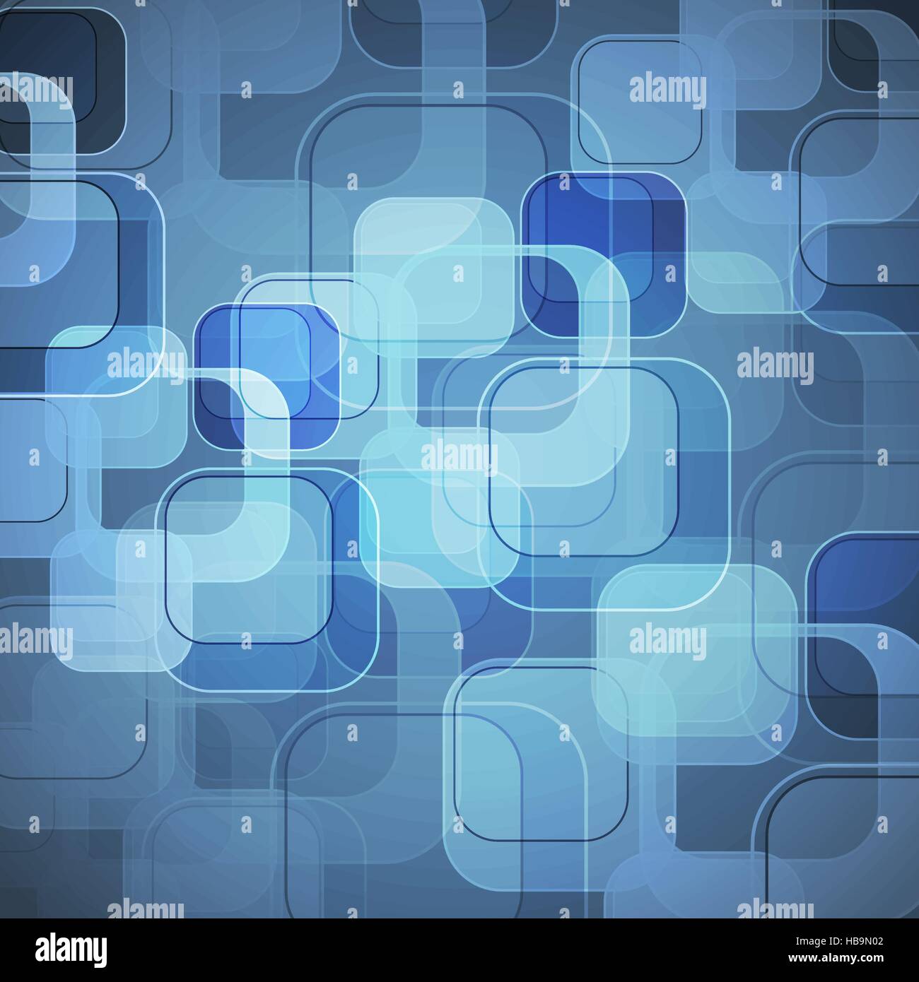 Abstract blue background with round rectangle, stock vector Stock ...