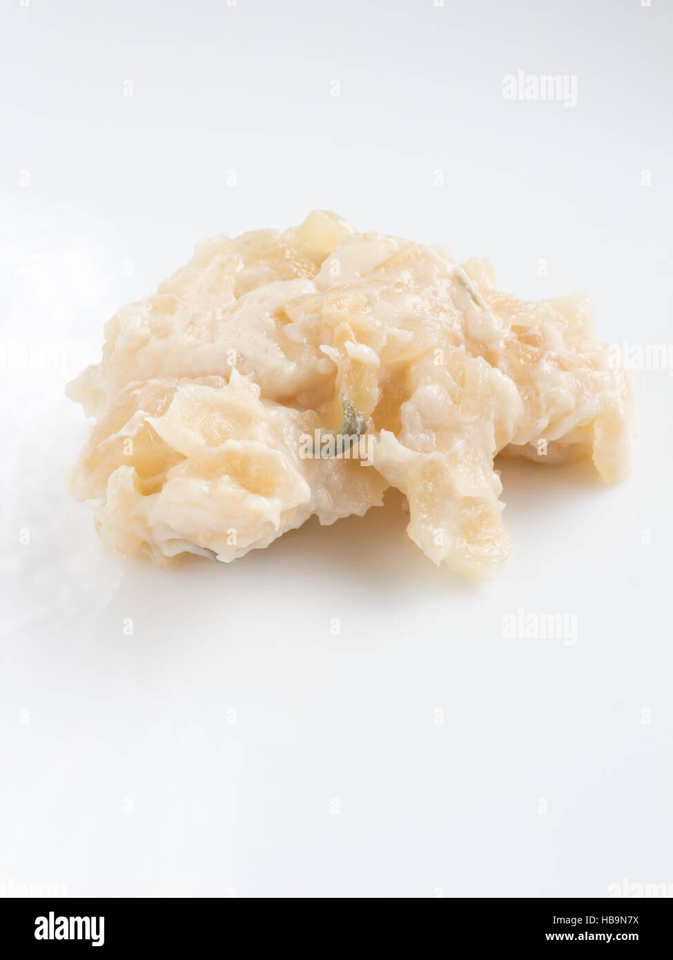 Japanese cuisine, marinated herring roe and Wasabi on white isolated ...