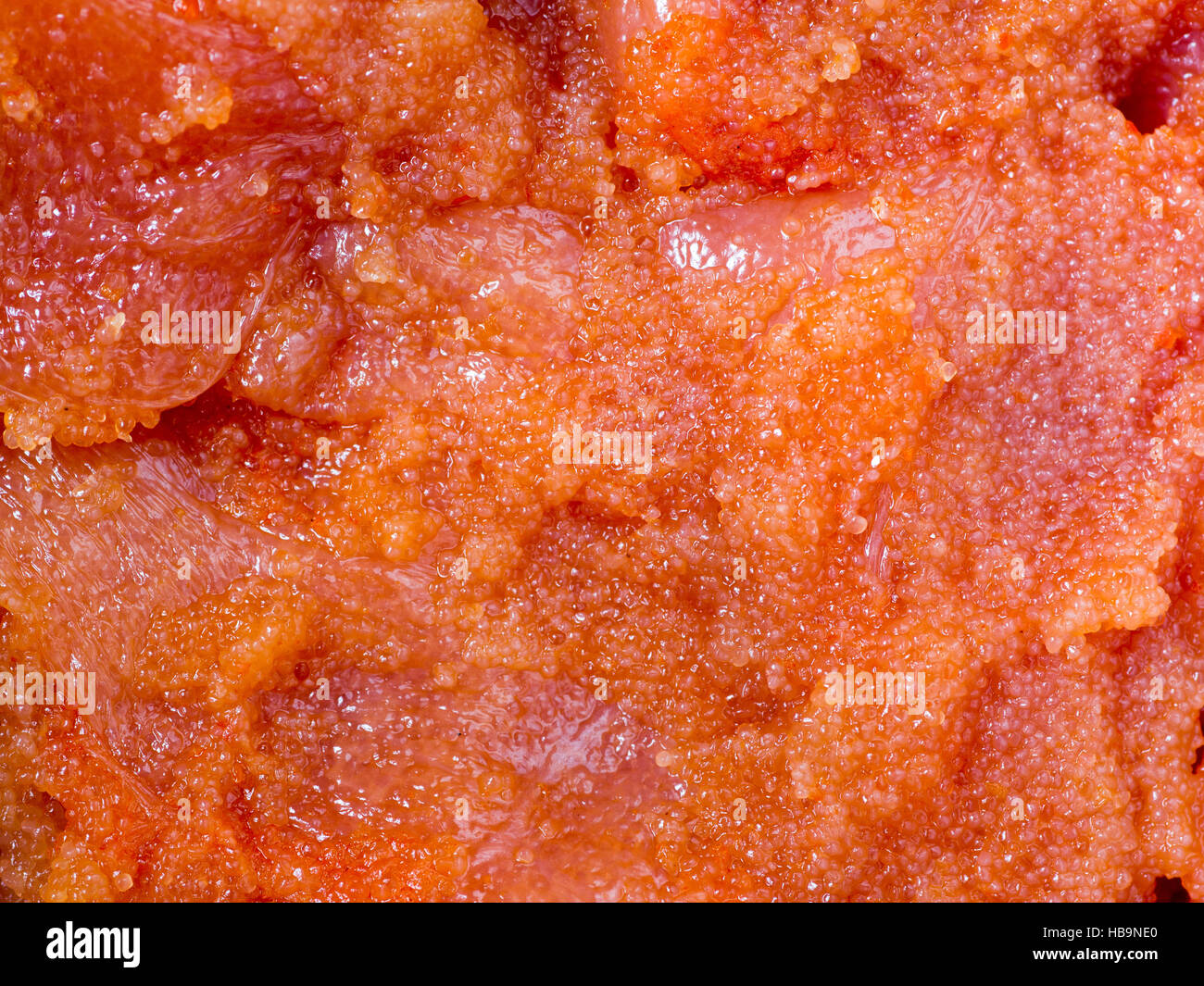 Japanese cuisine, Japanese spicy pickled cod egg called Karashi ...