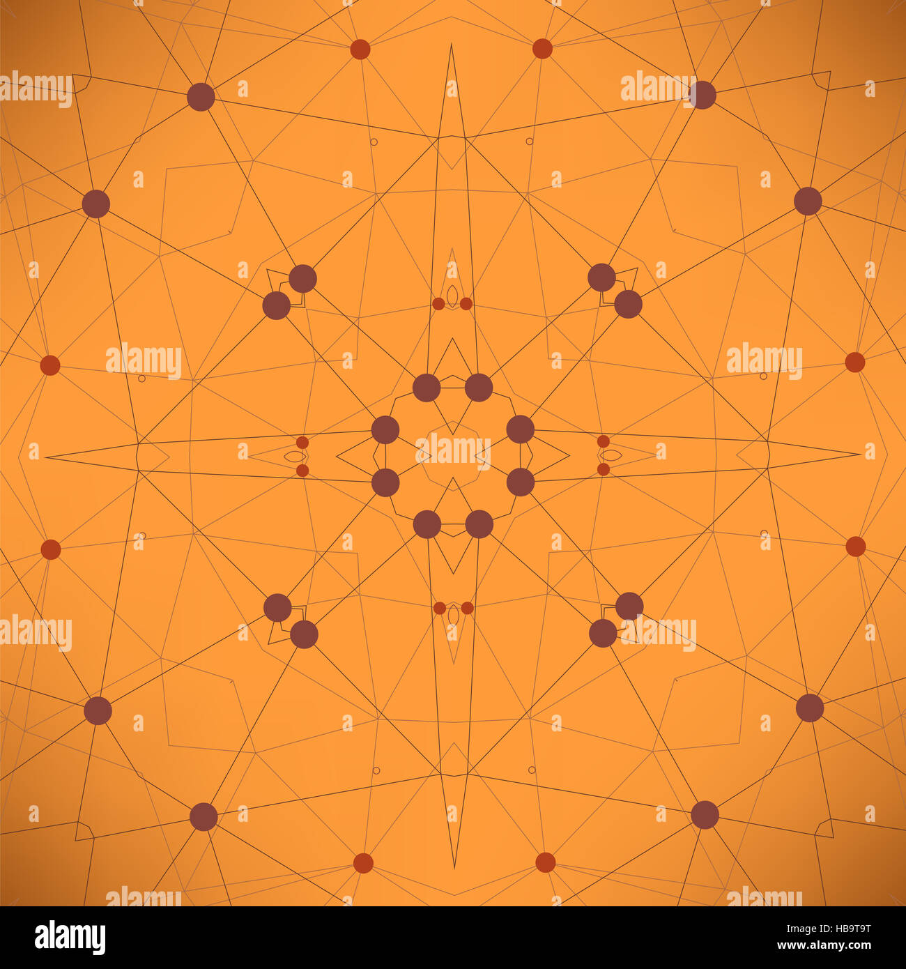 Orange Technology Background Stock Photo - Alamy