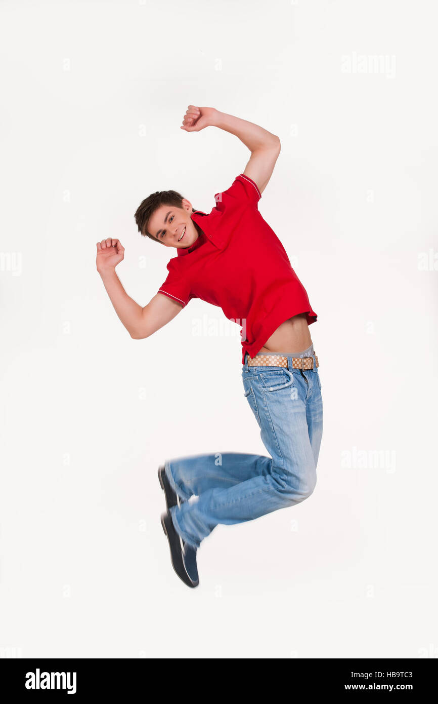 Young Smiling Man Stock Photo - Alamy