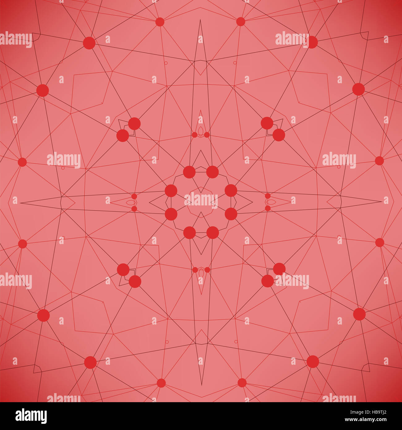 Red Technology Background with Particles Stock Photo - Alamy