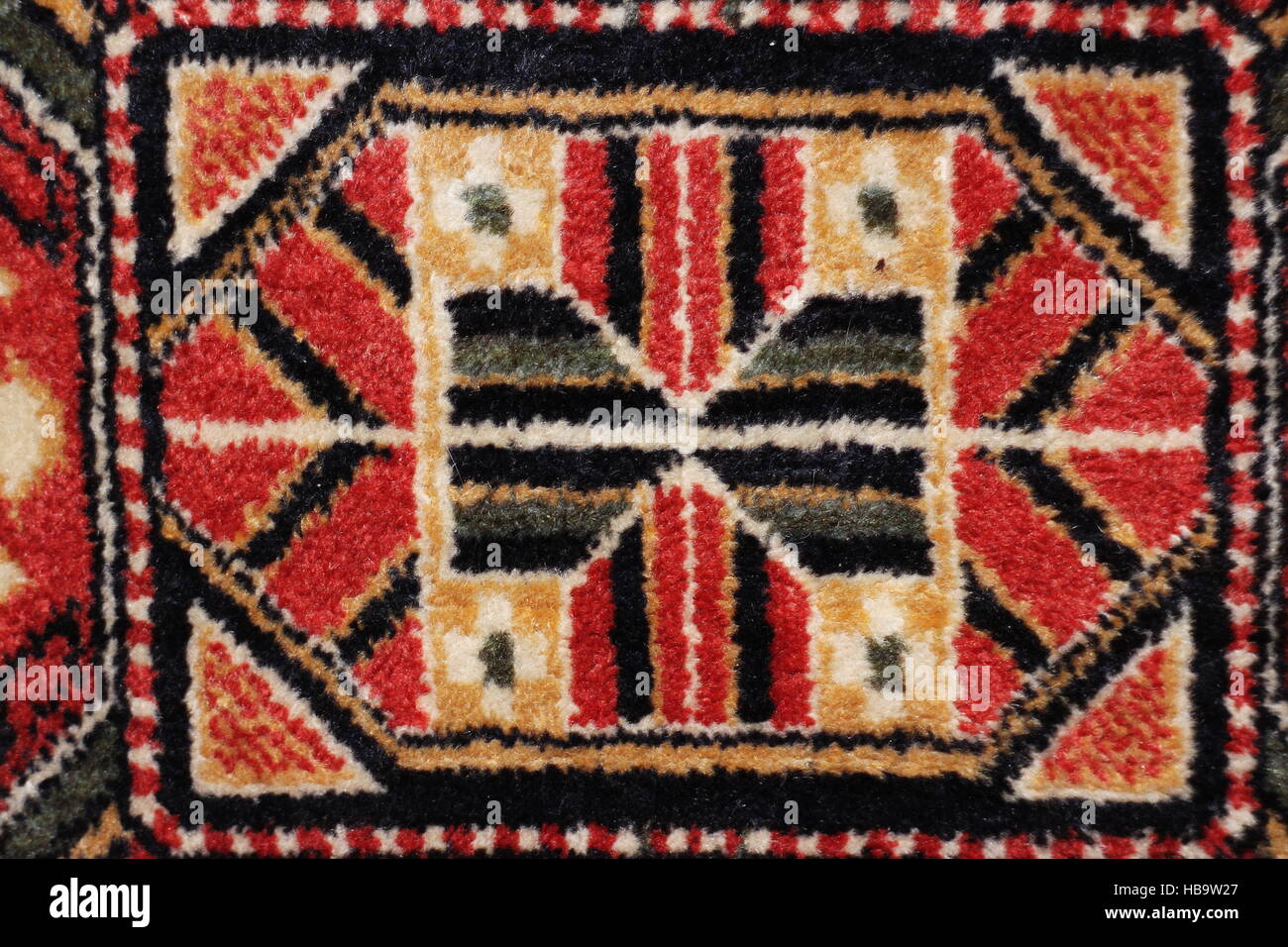 geometric pattern carpet Stock Photo - Alamy