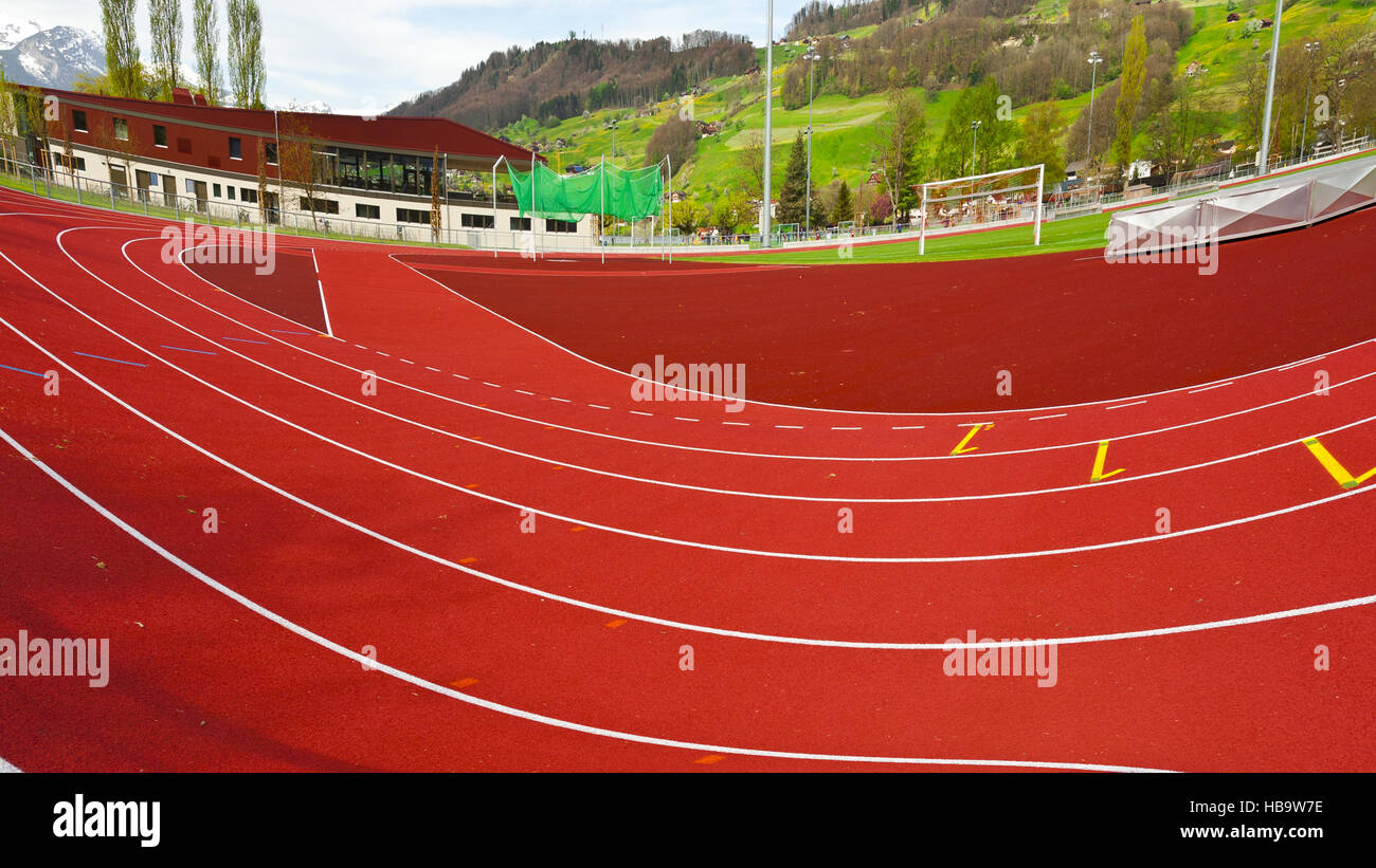 Stadium with running tracks hi-res stock photography and images - Alamy