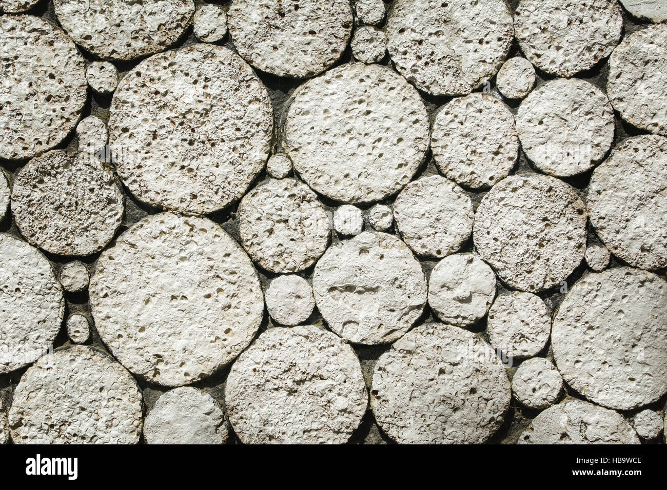 Background of Round Blocks Stock Photo - Alamy