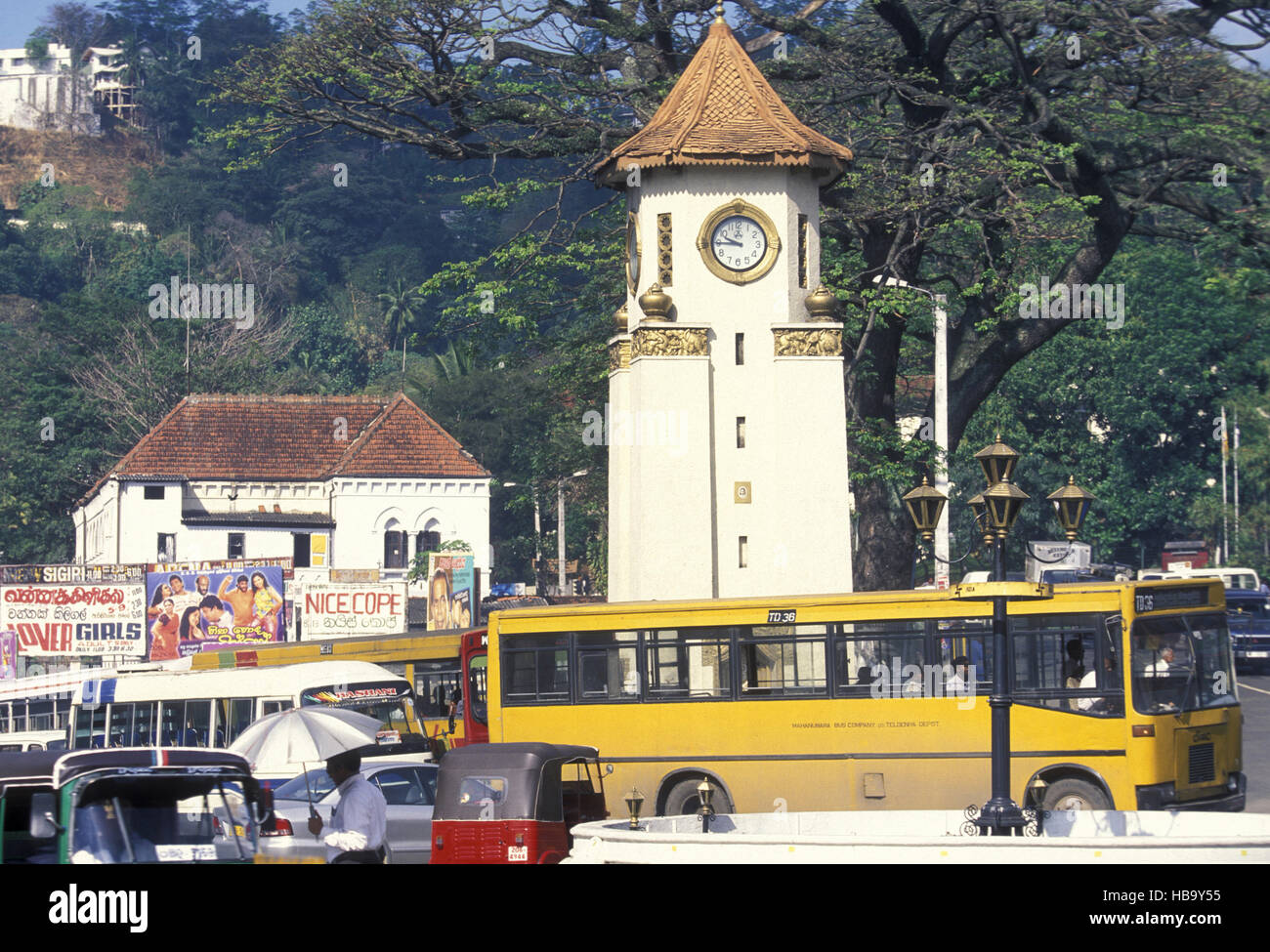 Sri lanka kandy clock tower hi-res stock photography and images - Alamy