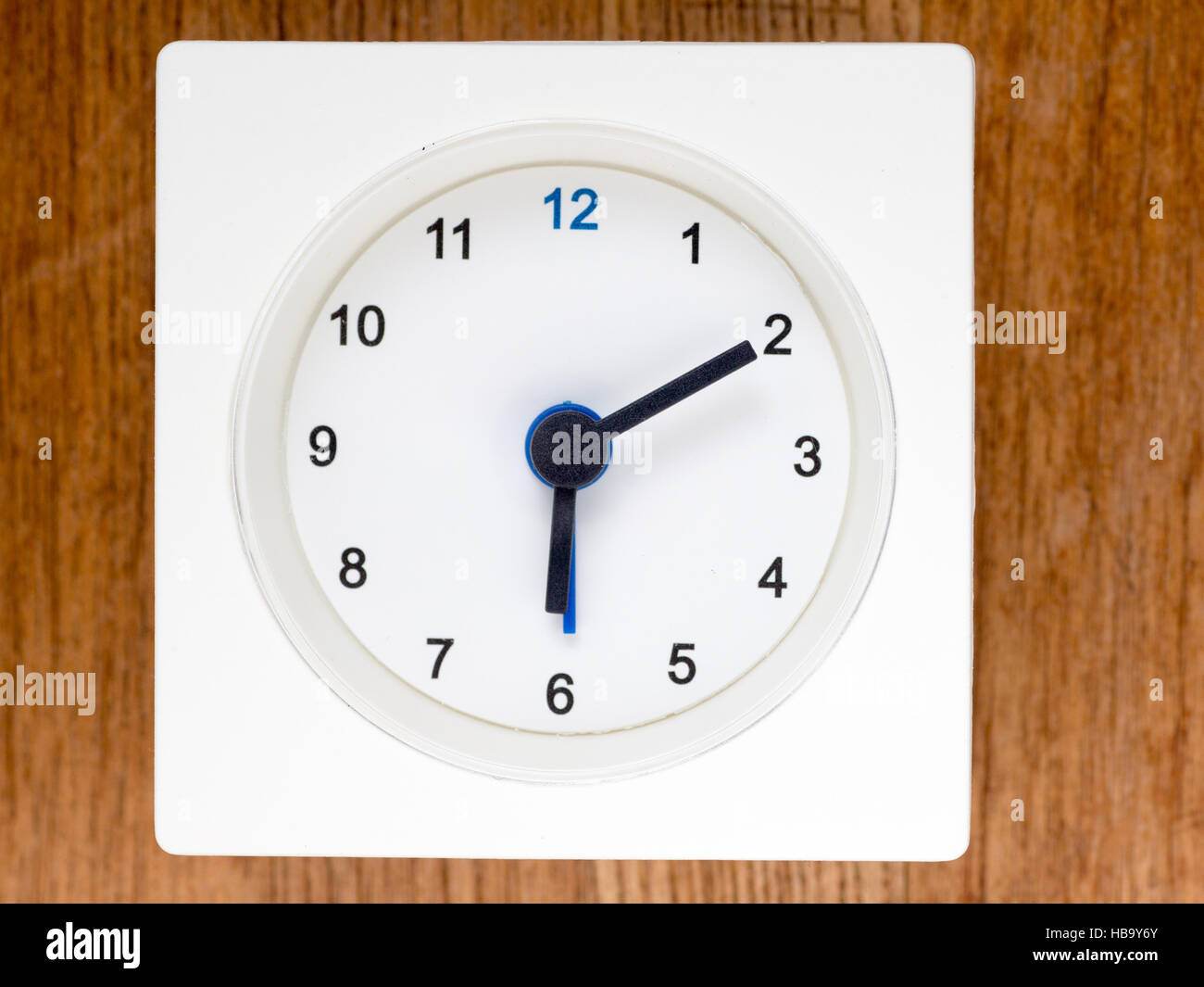 The second series of the sequence of time on the simple white analog ...