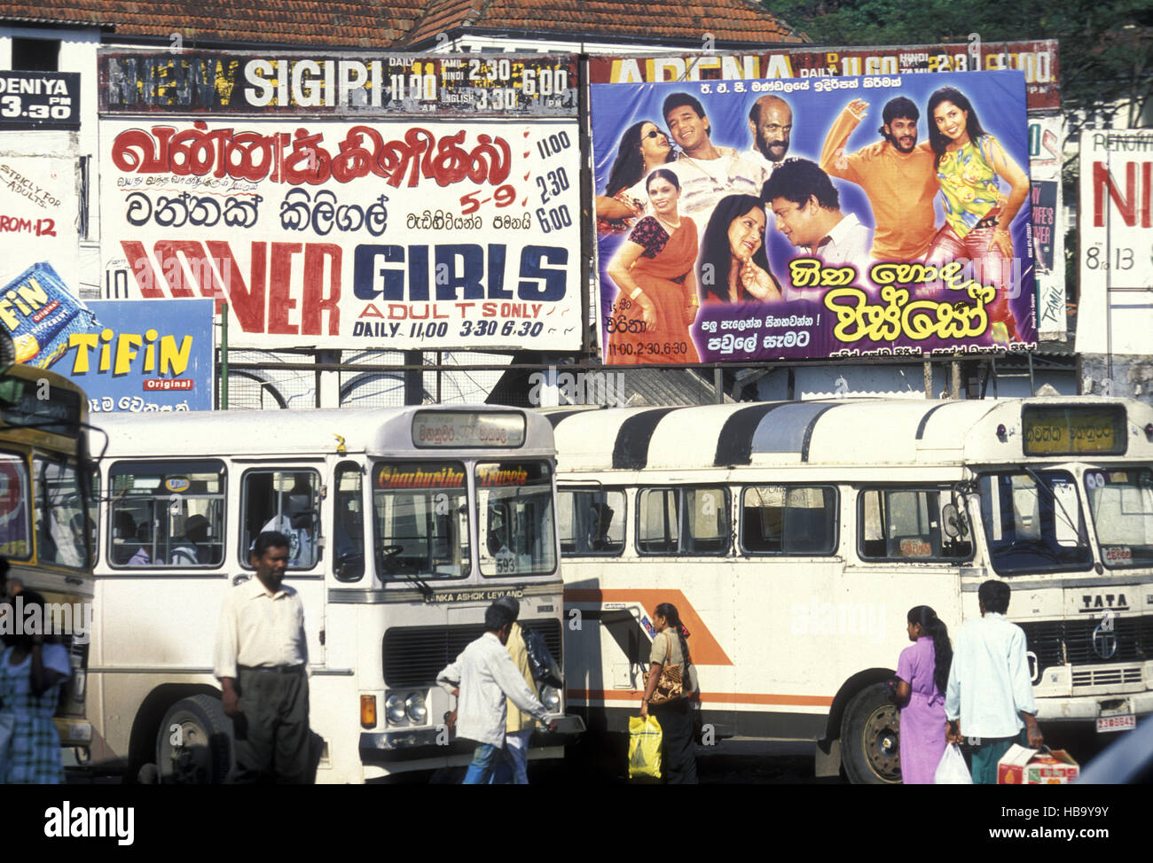 SRI LANKA KANDY BUS STATION Stock Photo - Alamy