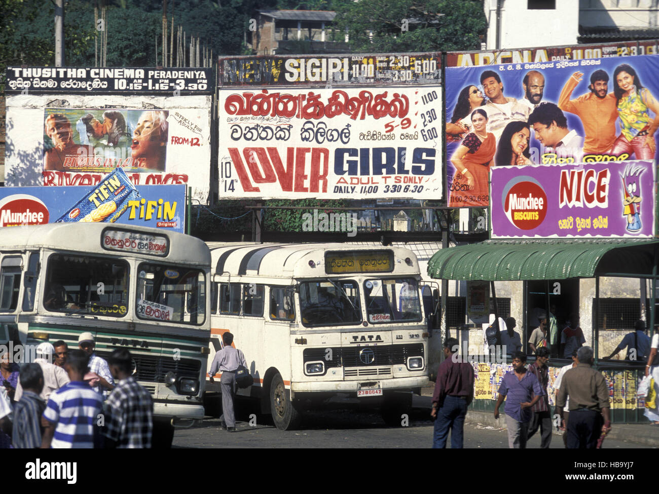 Sri lanka kandy bus station hi-res stock photography and images - Alamy