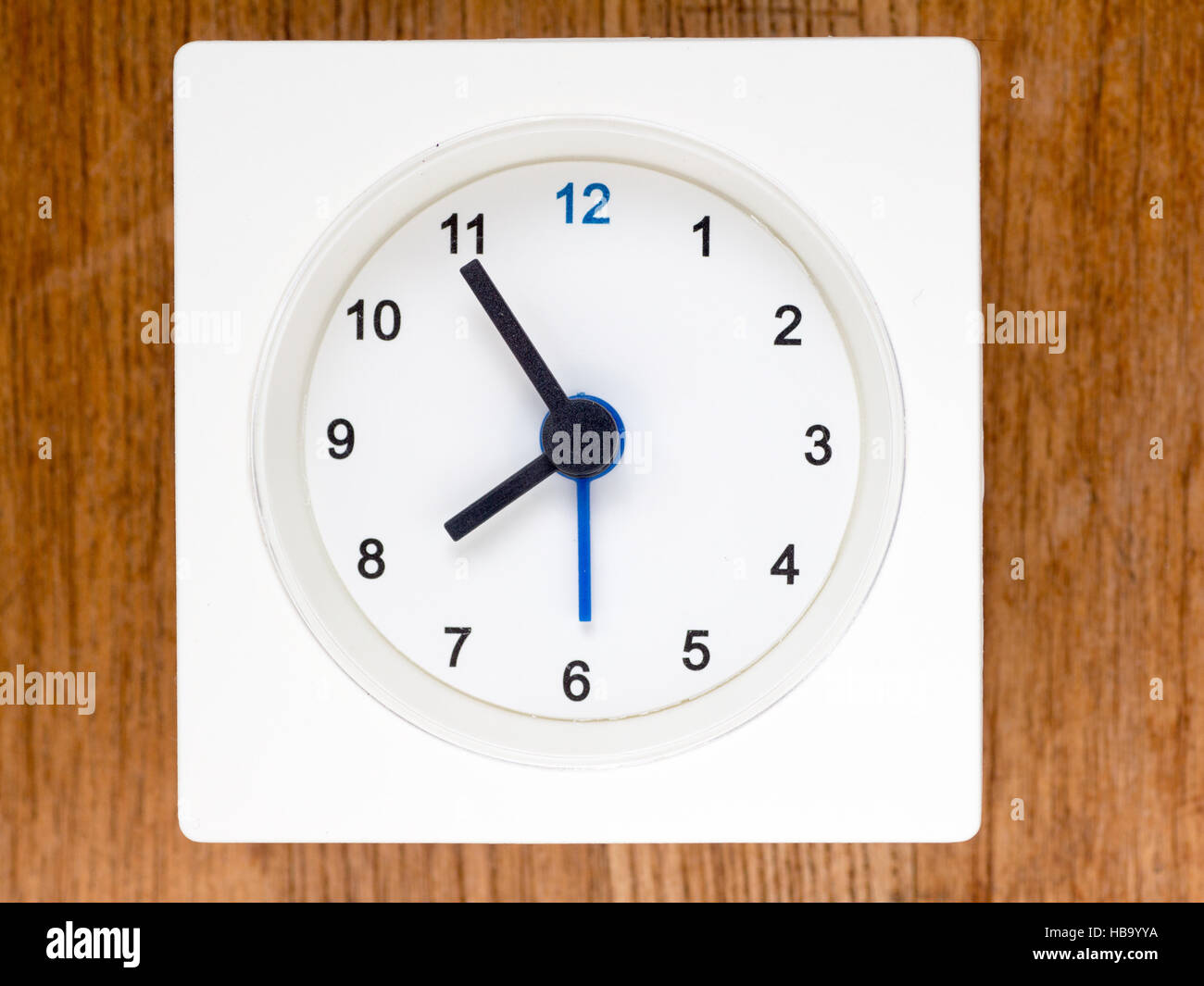 The second series of the sequence of time on the simple white analog ...