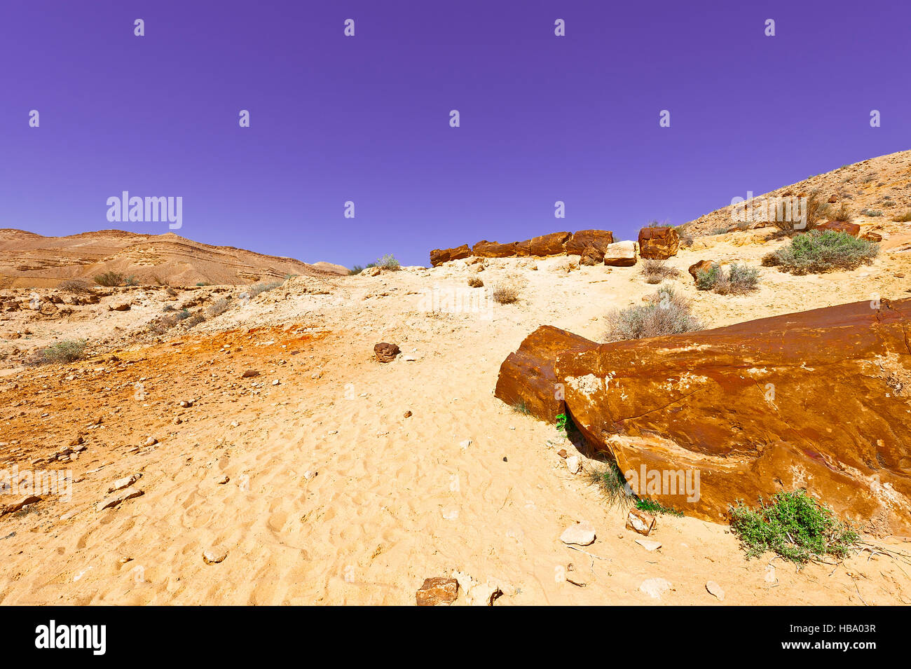 Holy land desert landscape hi-res stock photography and images - Alamy