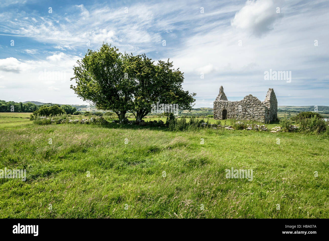 Lligwy chapel hi-res stock photography and images - Alamy