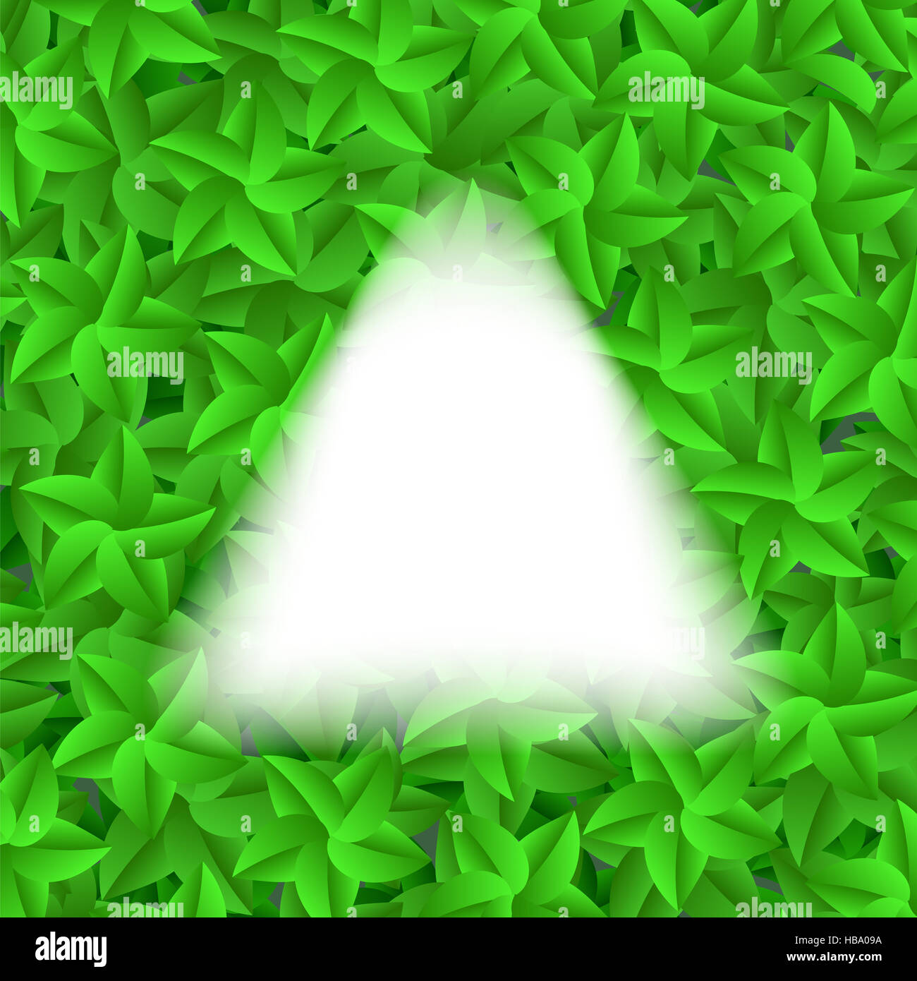 Green Leaves Pattern. Evergreen Hedgegrow Stock Photo - Alamy