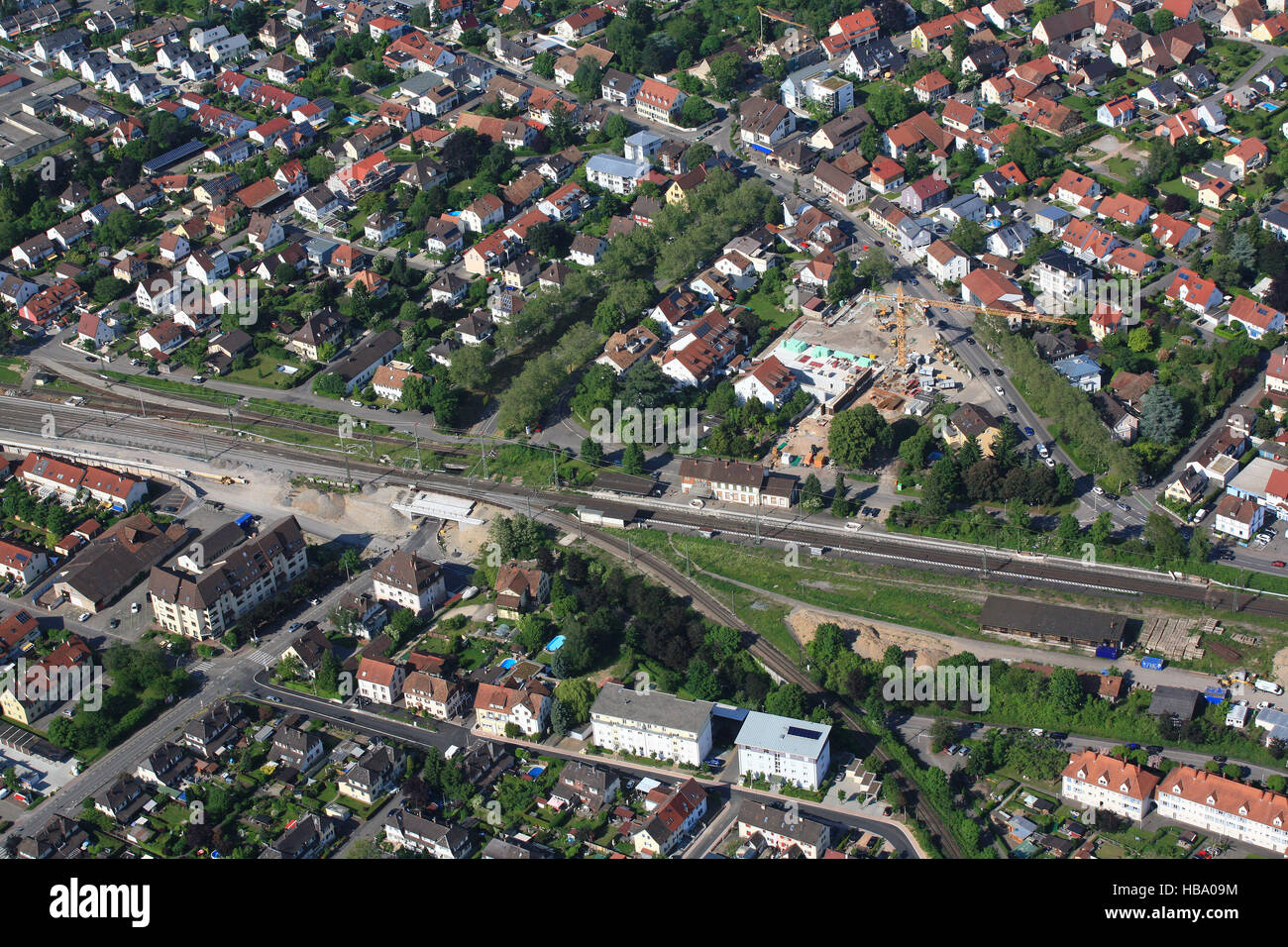 Weil am Rhein, village certer Stock Photo - Alamy