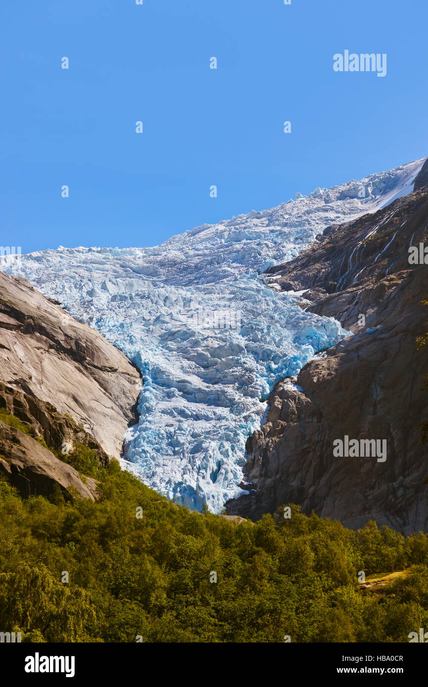 Briksdal glacier - Norway Stock Photo - Alamy