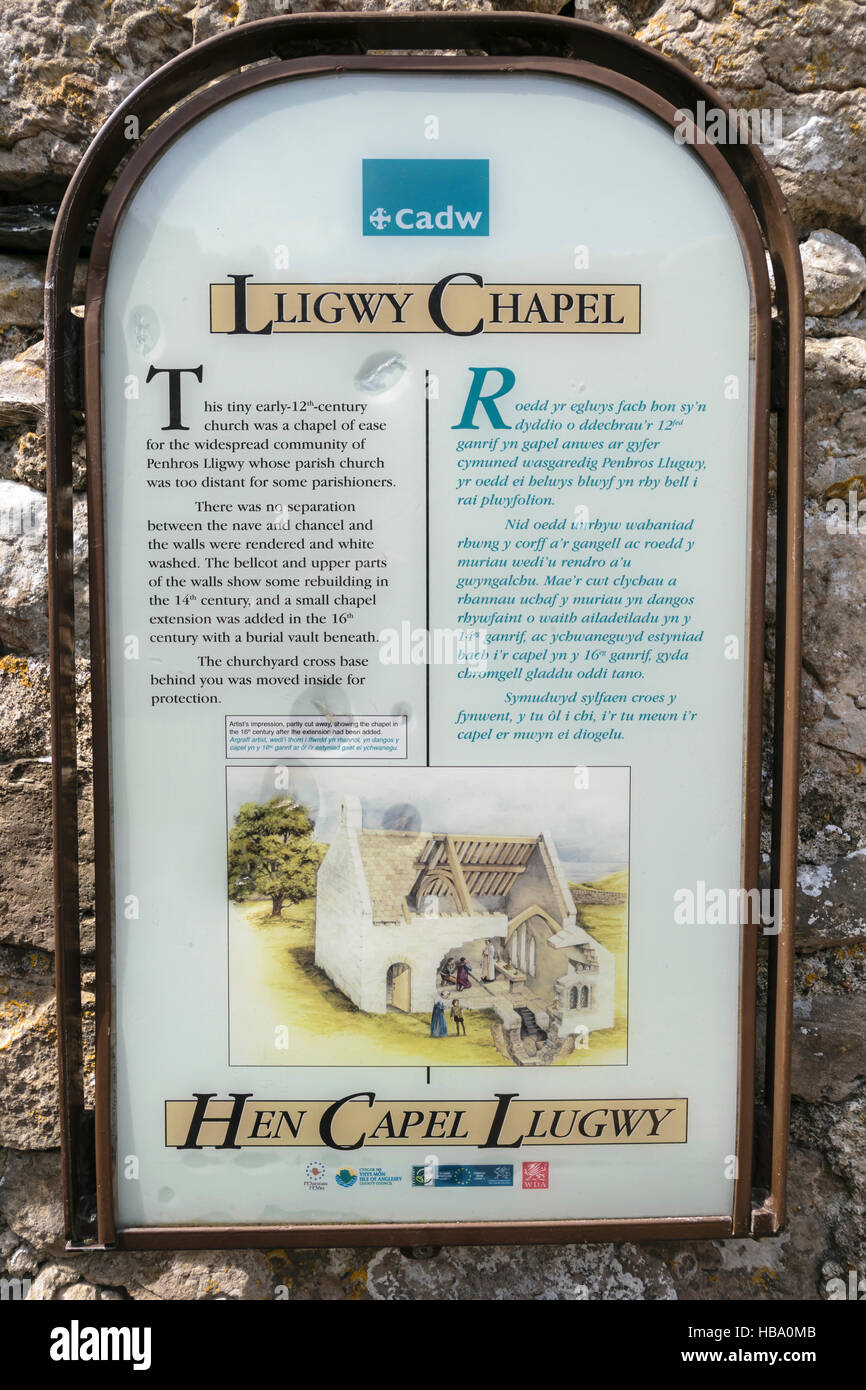 Hen Capel Llugwy or Lligwy Chapel 12th Century Chapel on Anglesey North ...