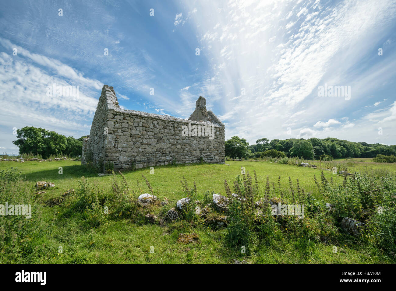 Hen Capel Llugwy or Lligwy Chapel 12th Century Chapel on Anglesey North ...