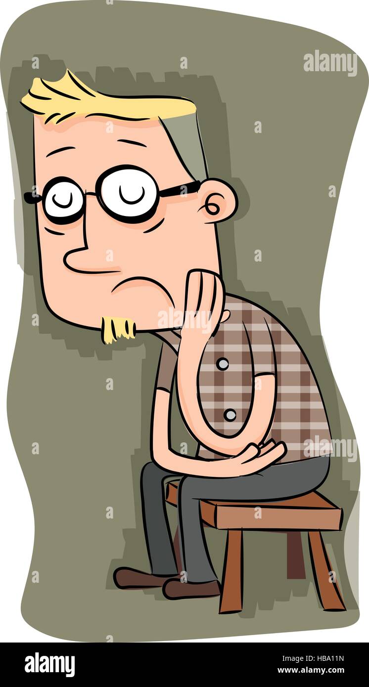 Cartoon Disappointed Man Stock Photos & Cartoon Disappointed Man Stock ...