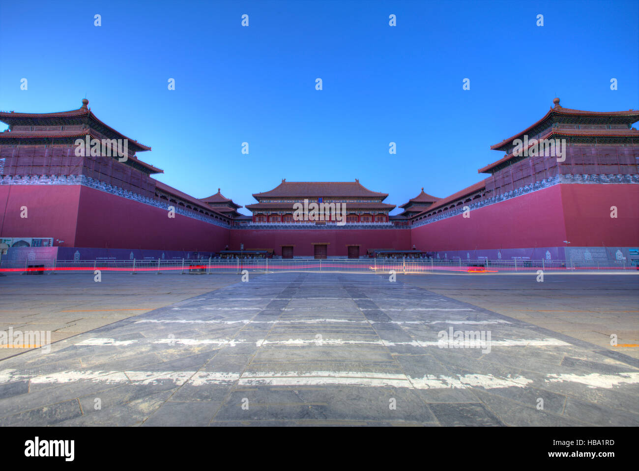 Wumen,gate of forbidden city.Beijing China Stock Photo - Alamy