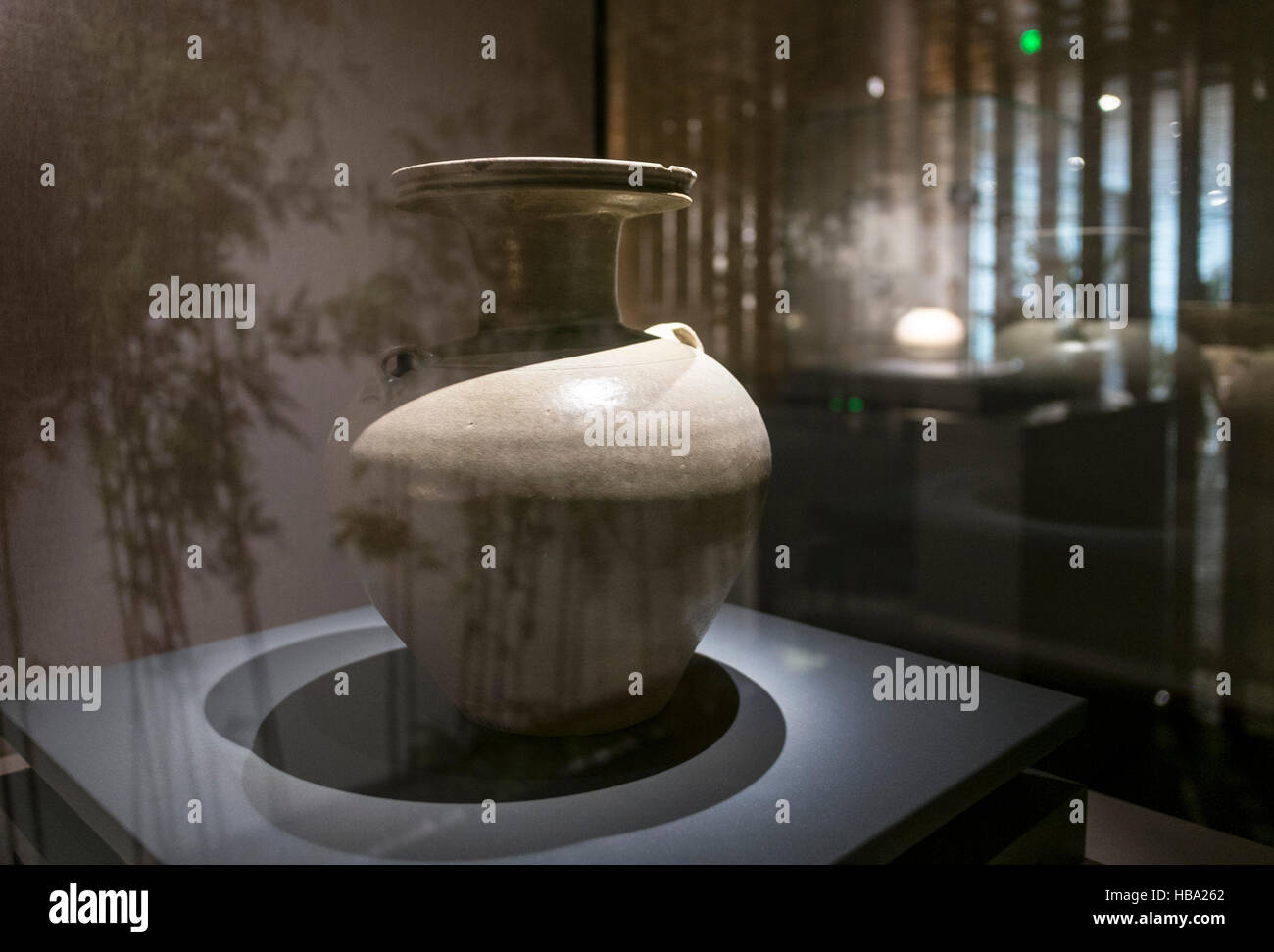 Celadon Pot with Stippling Decoration,nanjing,china Stock Photo - Alamy