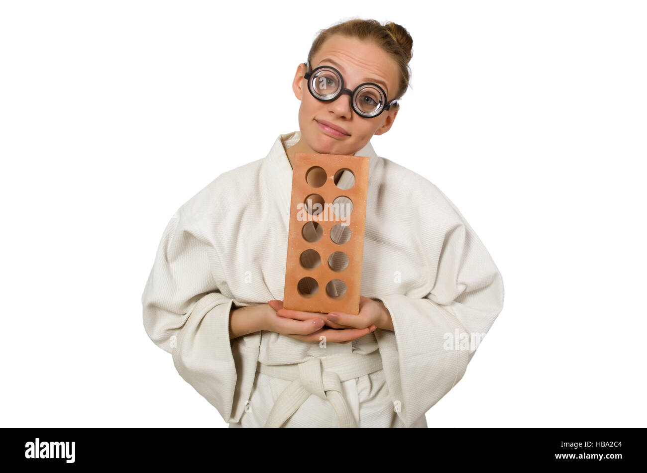 Woman Breaking Bricks High Resolution Stock Photography and Images - Alamy