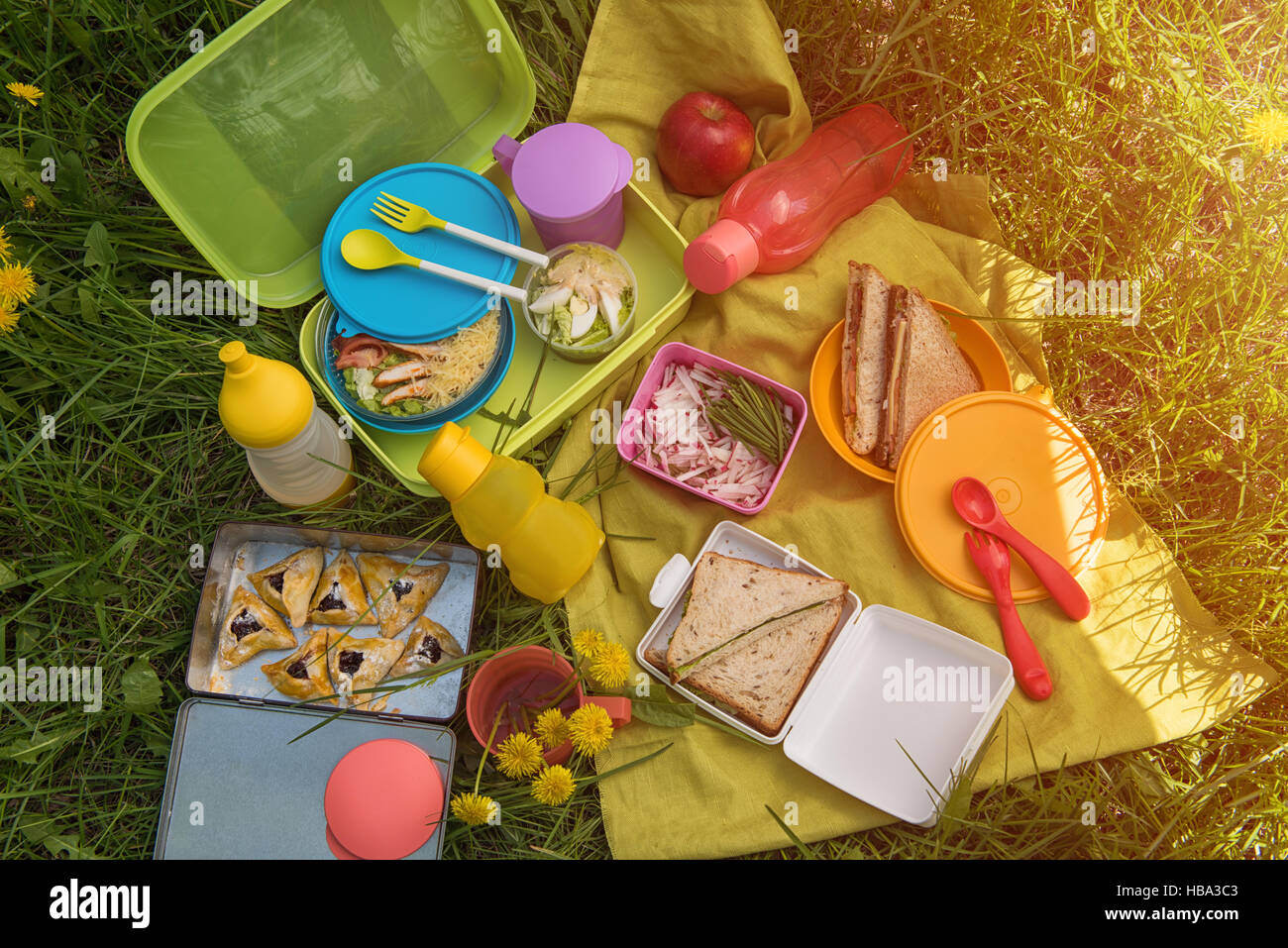 picnic food at outdoor Stock Photo - Alamy