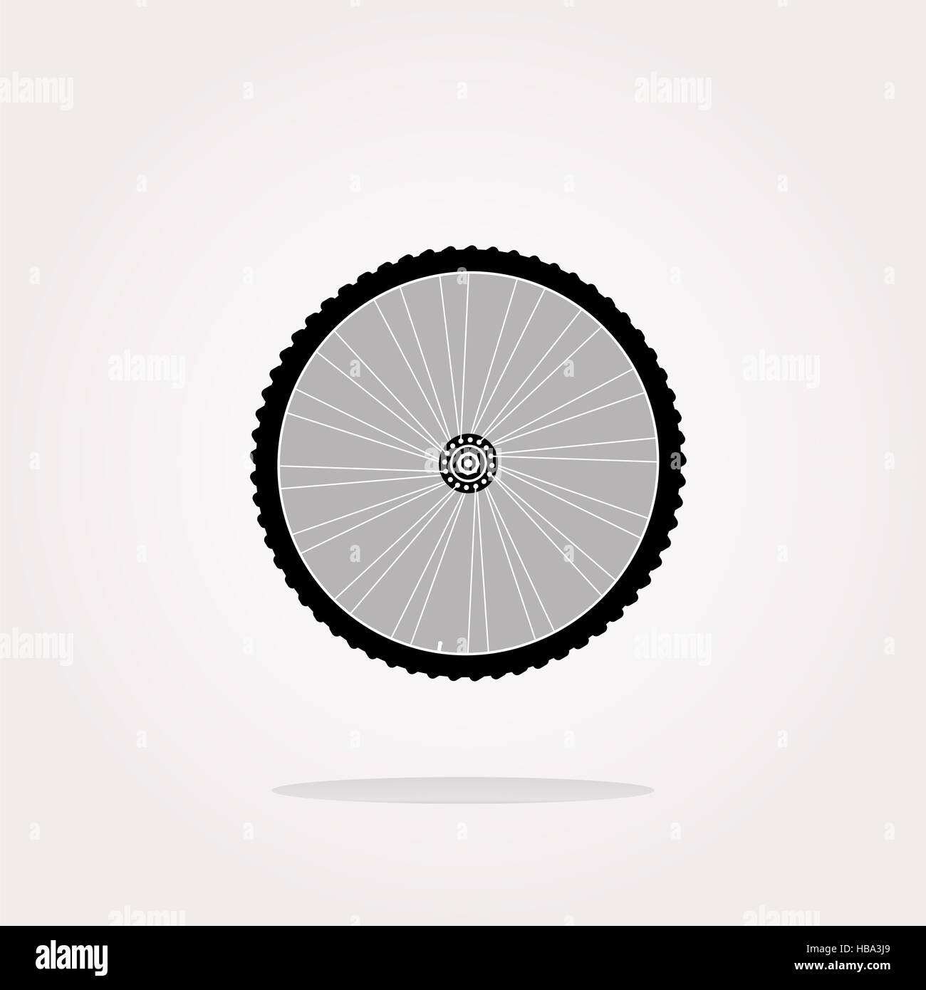 vector bike wheels glossy web icon button Stock Photo - Alamy
