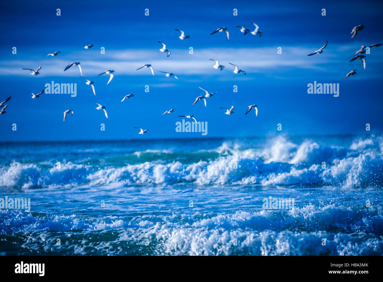 morning sunrise over ocean waters Stock Photo - Alamy