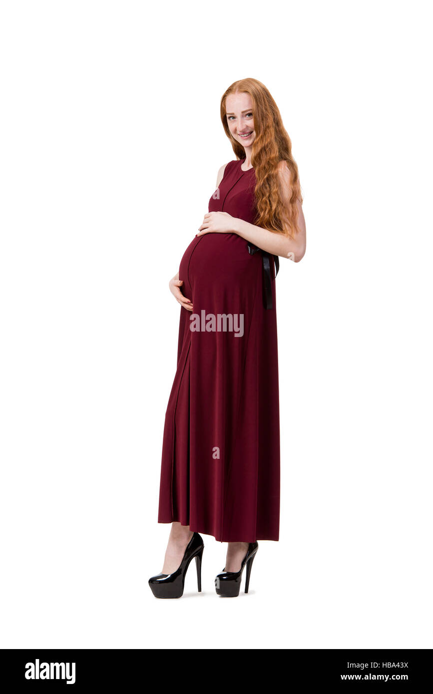 Pregnant Redhead Cut Out Stock Images And Pictures Alamy