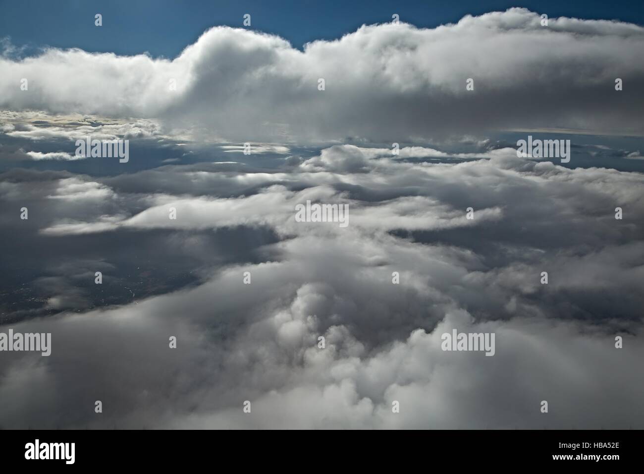 Clouds from above Stock Photo - Alamy