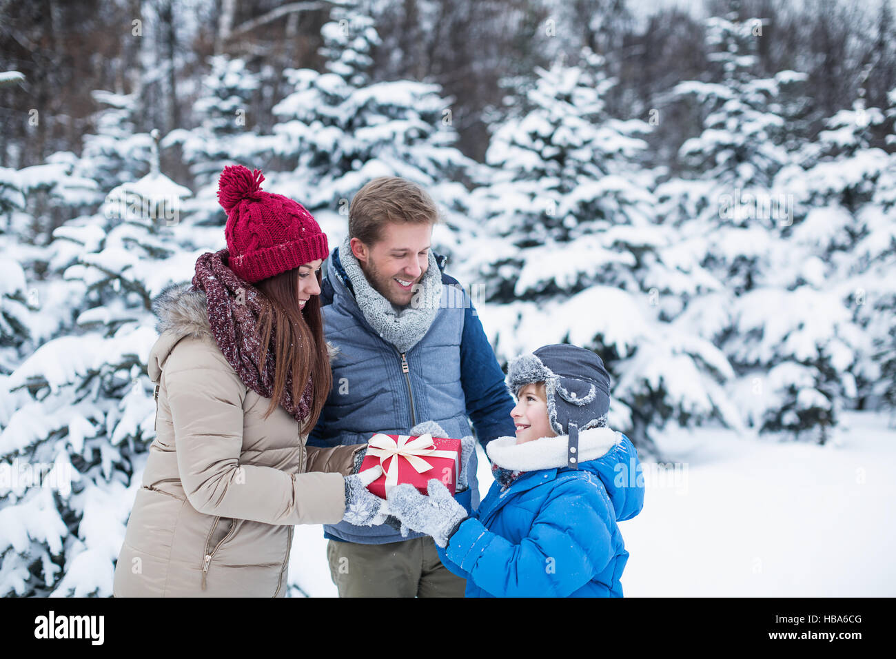 Fam winter holiday hi-res stock photography and images - Alamy