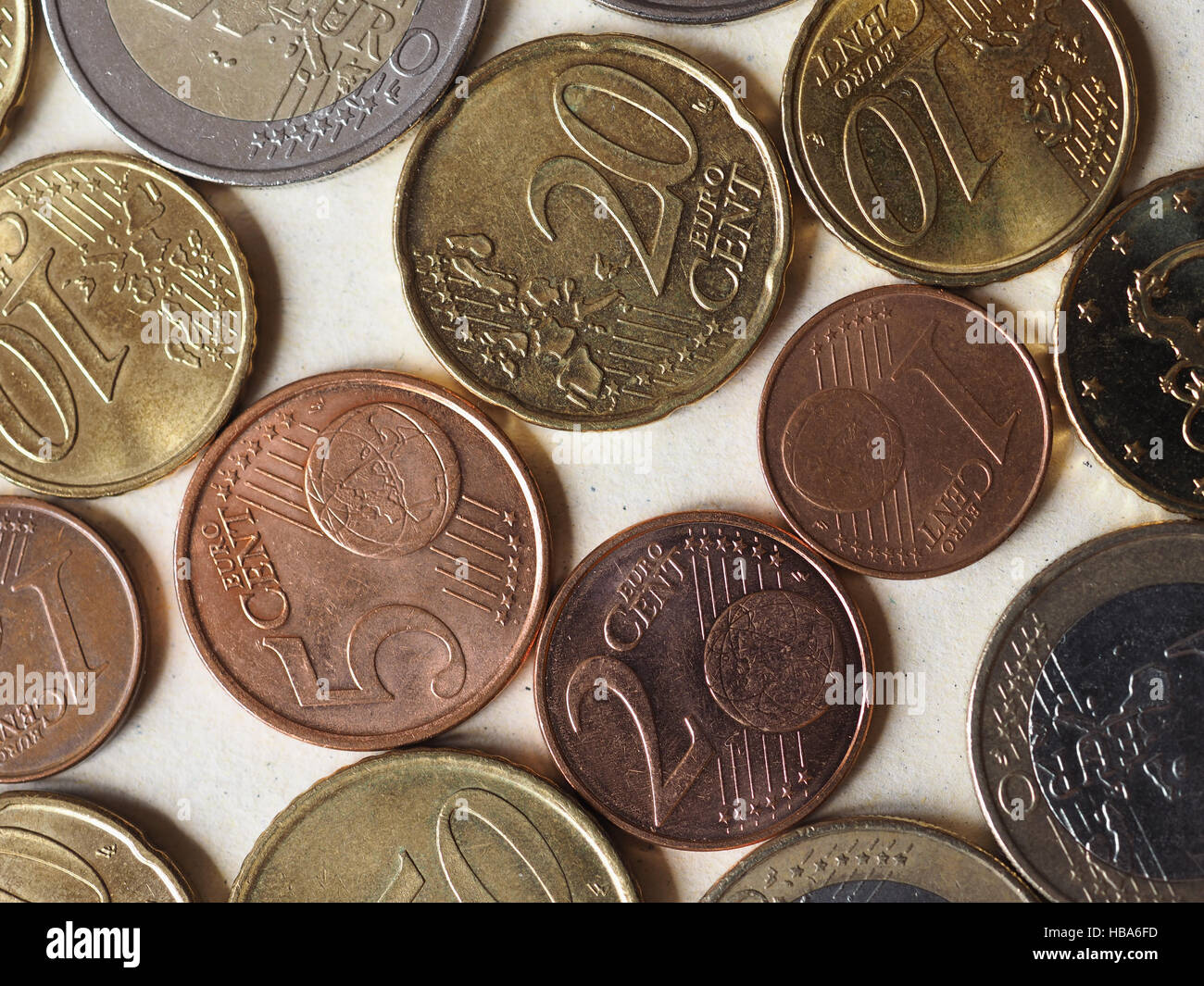 Flat lay euro hi-res stock photography and images - Alamy