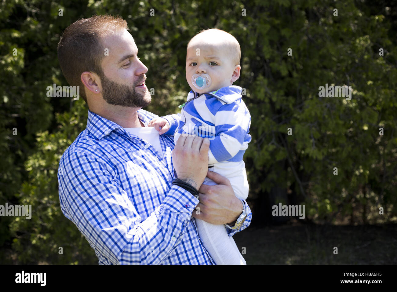 Father bonding sweet baby hi-res stock photography and images - Alamy