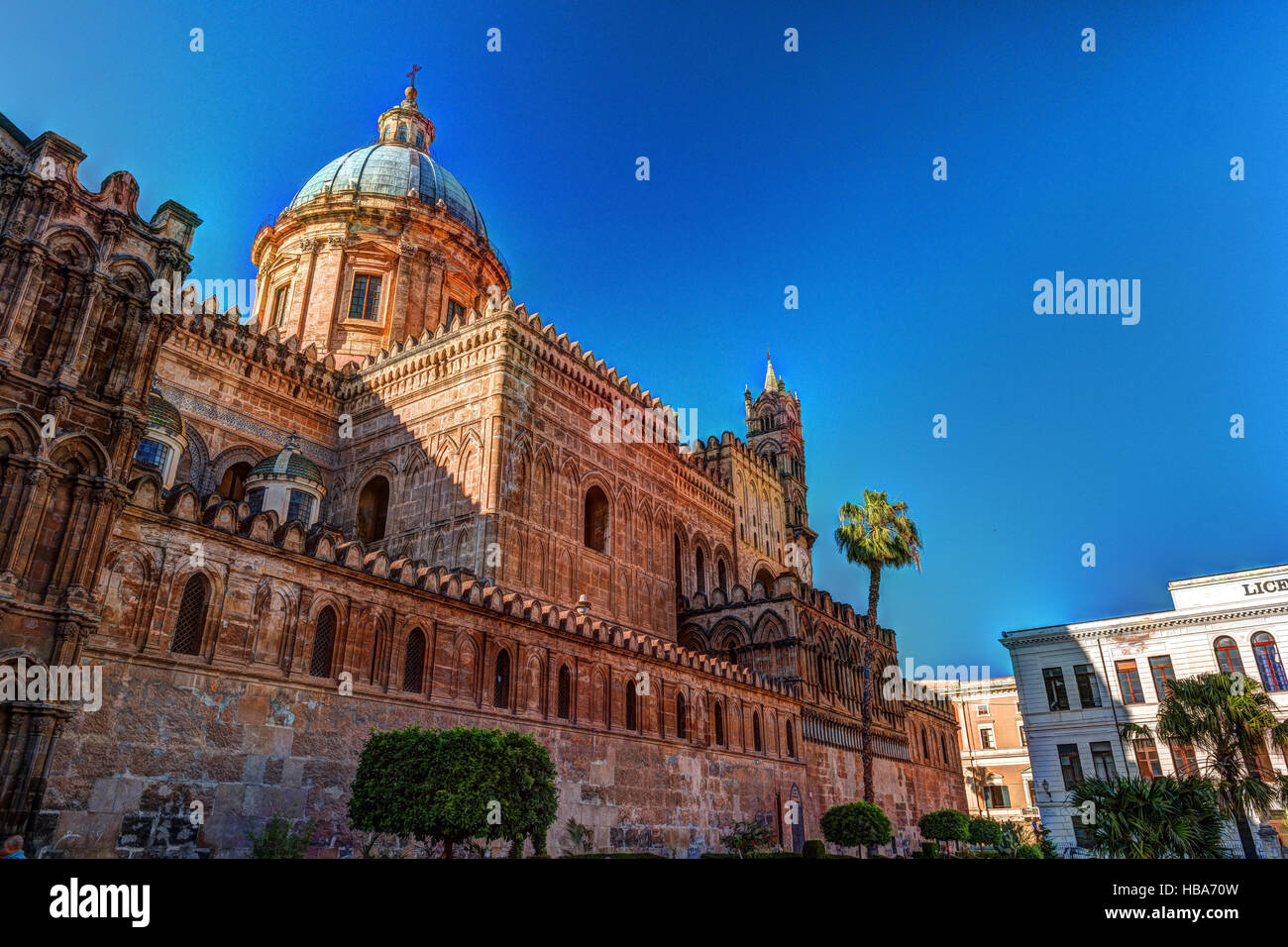 The beautiful cathedral of Palermo, Sicily Stock Photo - Alamy
