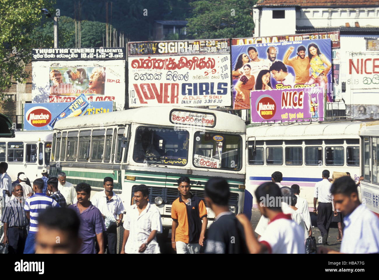 SRI LANKA KANDY BUS STATION Stock Photo - Alamy