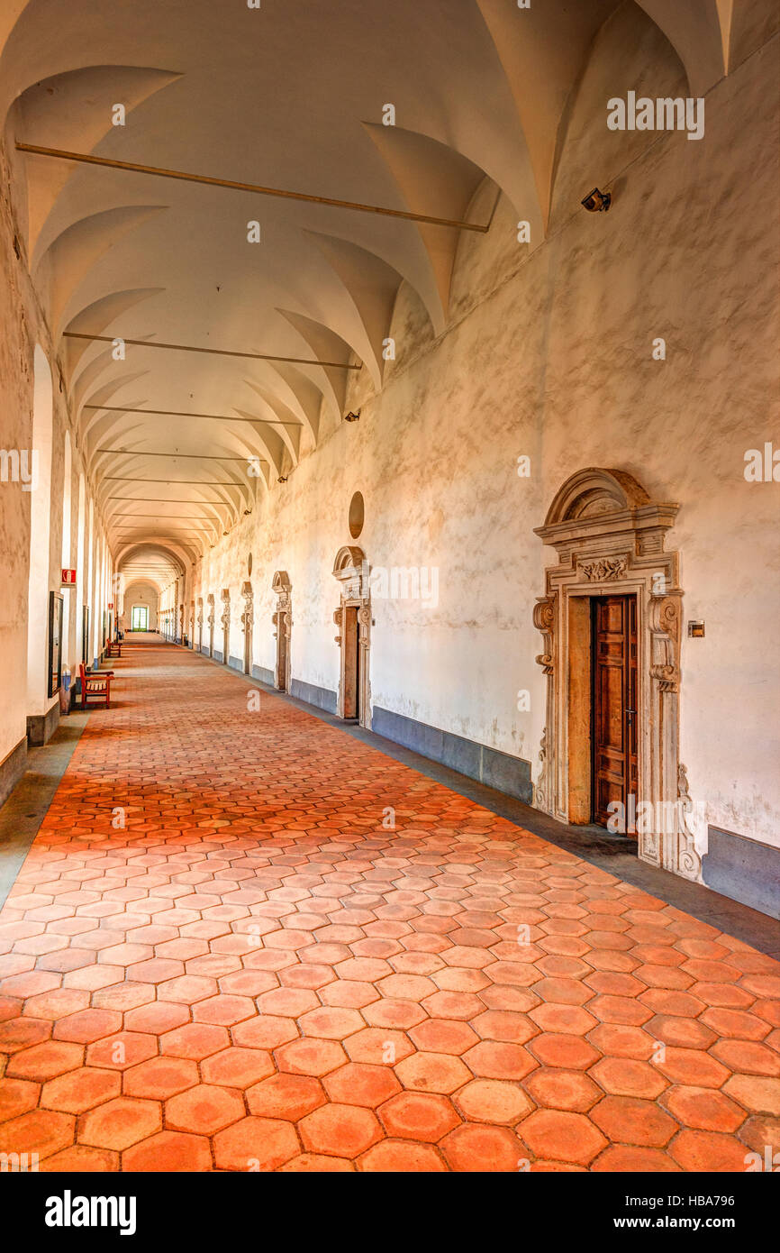 Image of the cloister arches inside a monastery Stock Photo - Alamy