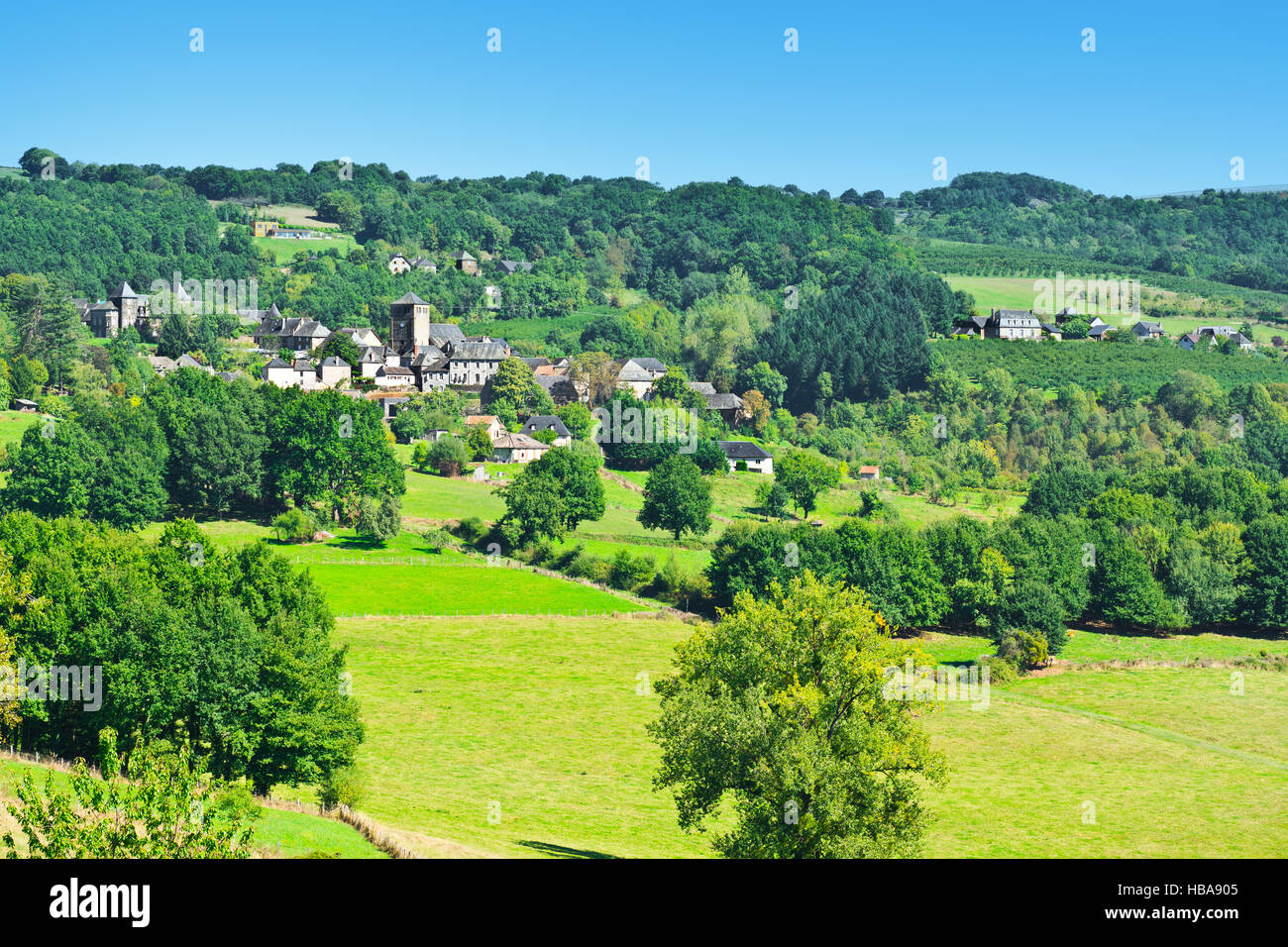 French farm village hi-res stock photography and images - Alamy