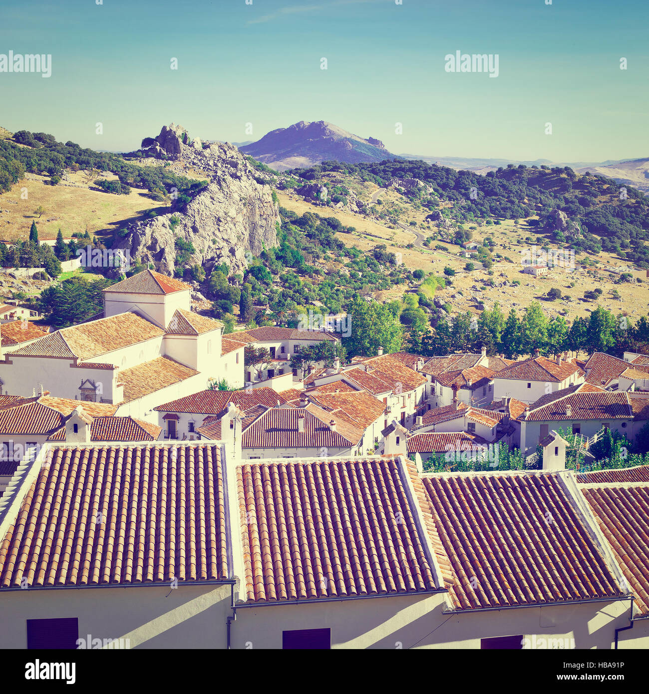 Tiles roofs rural spain hi-res stock photography and images - Alamy