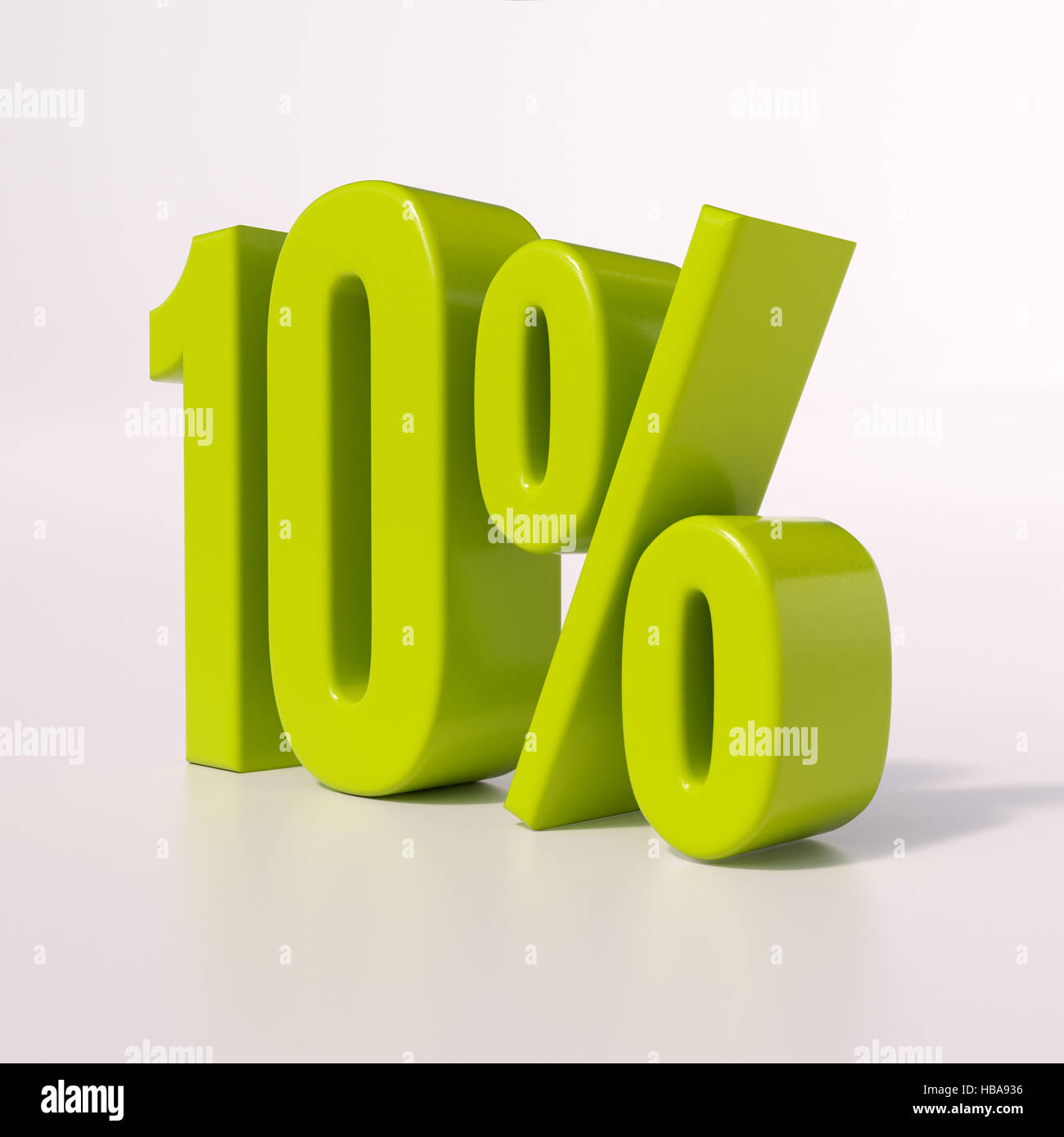 Percentage sign, 10 percent Stock Photo - Alamy