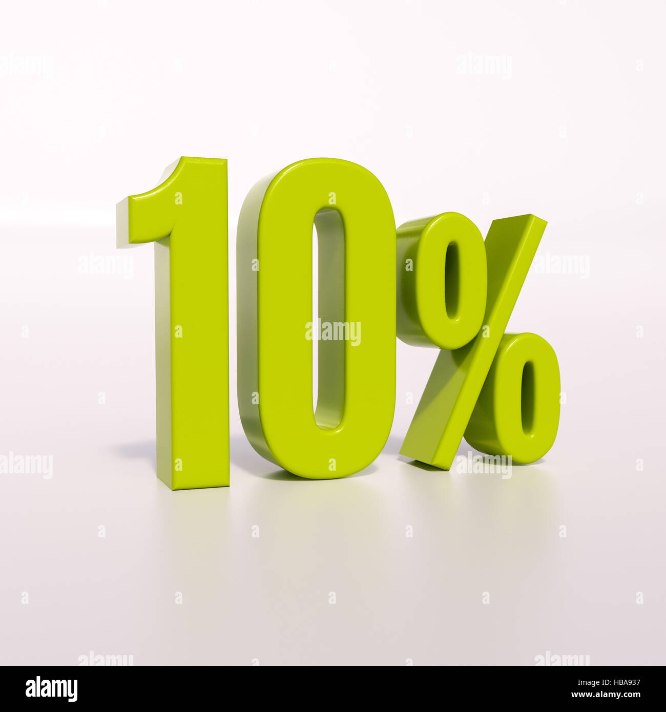 Percentage sign, 10 percent Stock Photo - Alamy