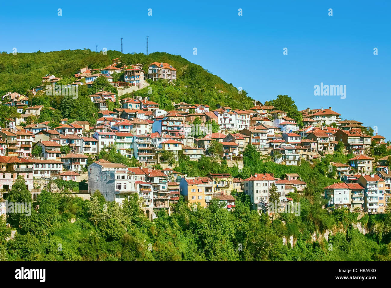 City dwellings hillside hi-res stock photography and images - Alamy