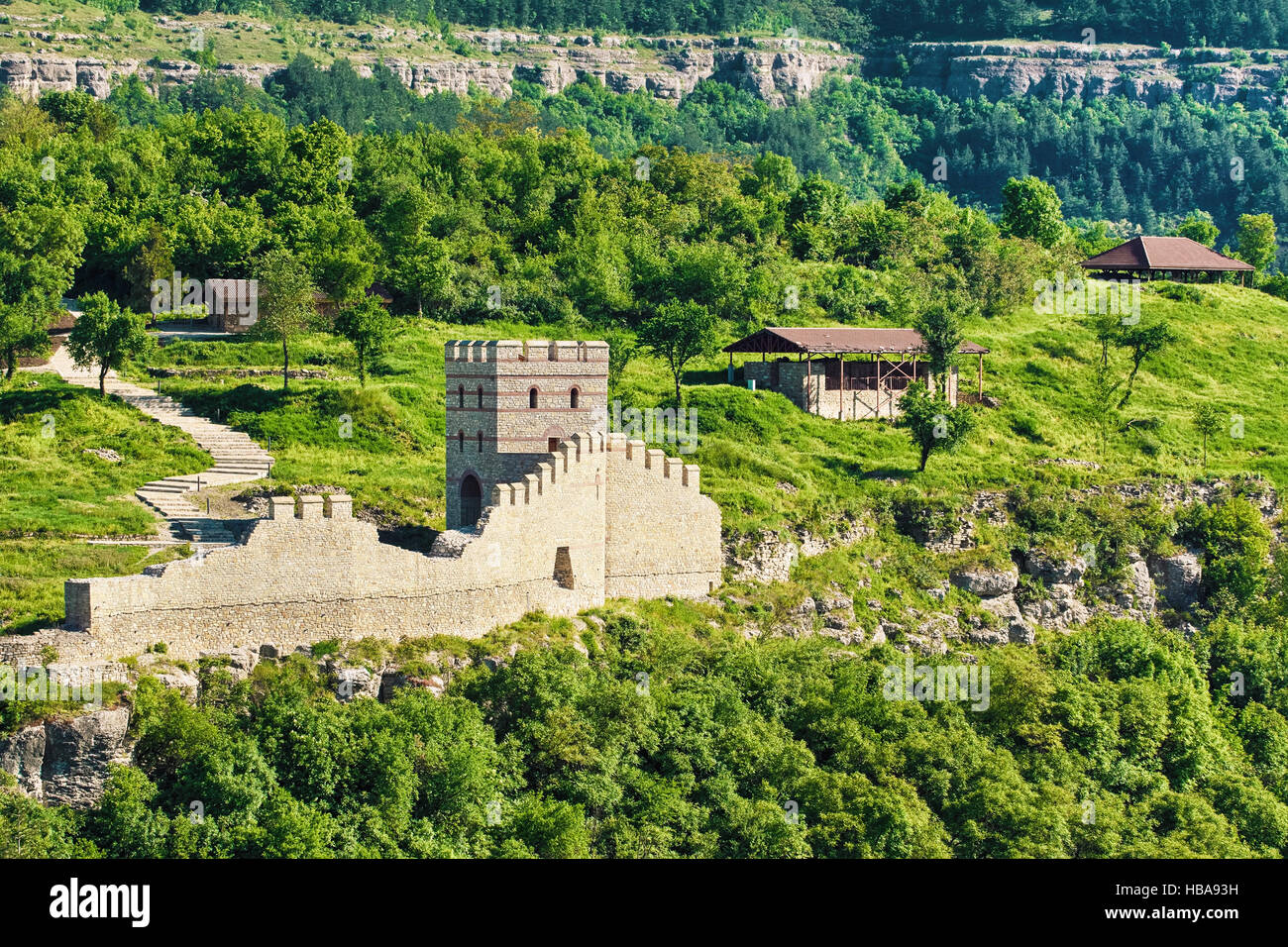 Remains of an Old Fortress Stock Photo - Alamy