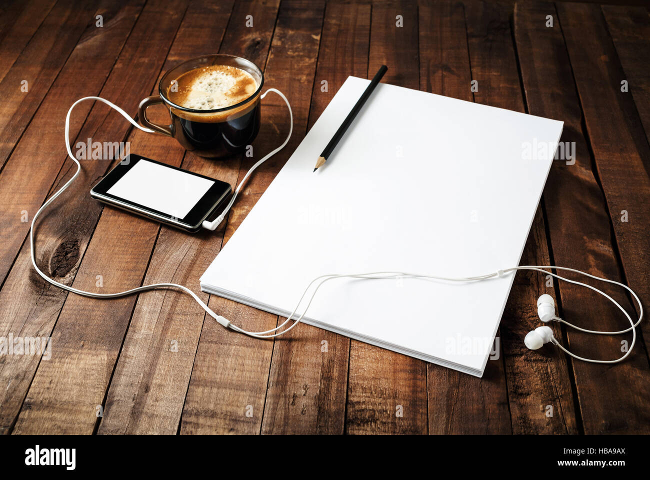 Blank identity template Stock Photo - Alamy