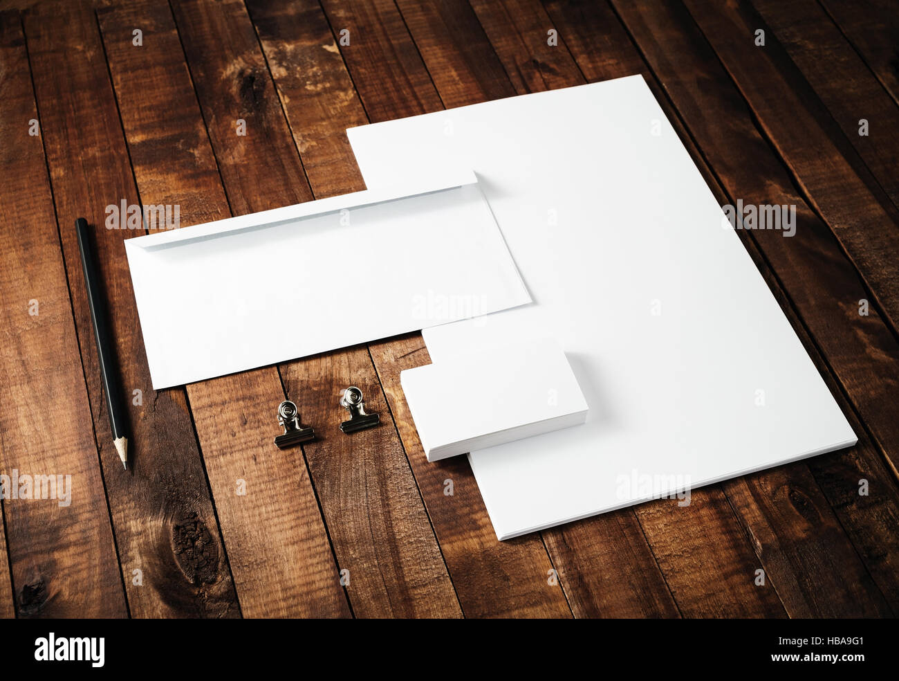 Blank identity template Stock Photo - Alamy