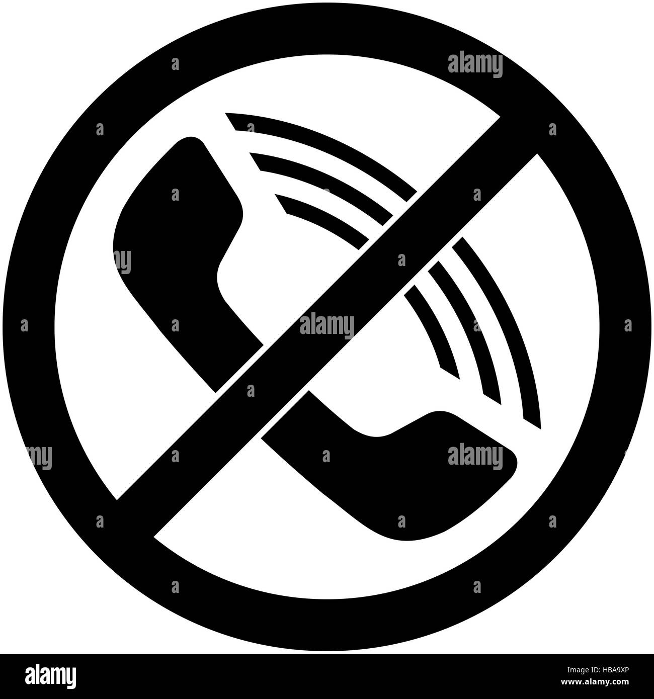 No phone, telephone prohibited symbol Stock Photo - Alamy