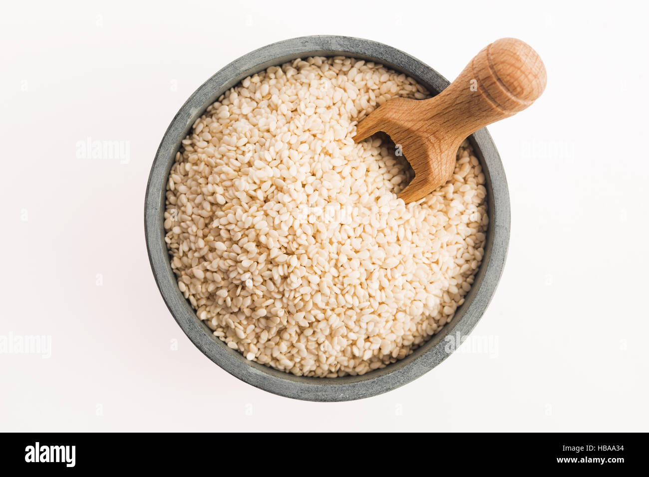 sesame seeds isolated on white background Stock Photo - Alamy