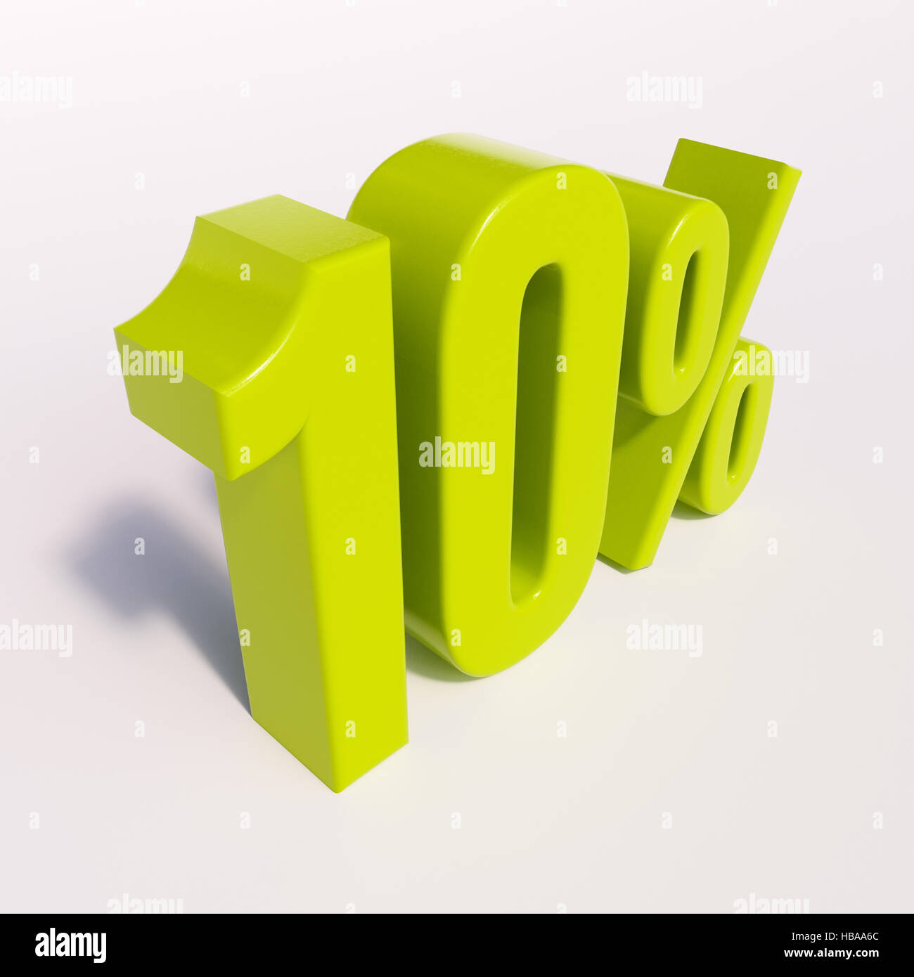 Percentage sign, 10 percent Stock Photo - Alamy