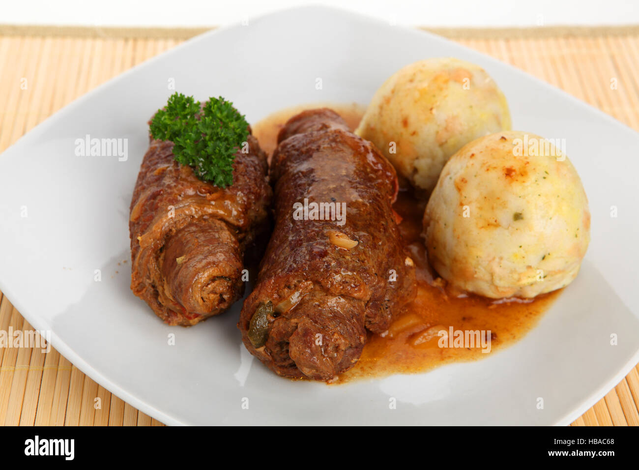 Rindfleisch Roulade High Resolution Stock Photography and Images - Alamy