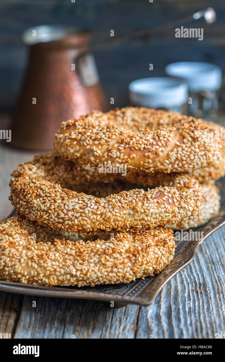Closeup of bagel hi-res stock photography and images - Alamy