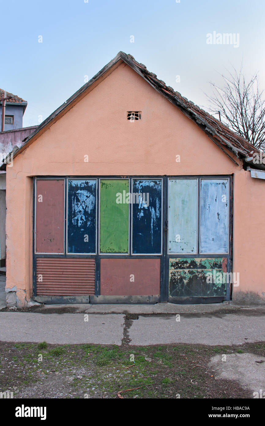 Old grunge house Stock Photo - Alamy